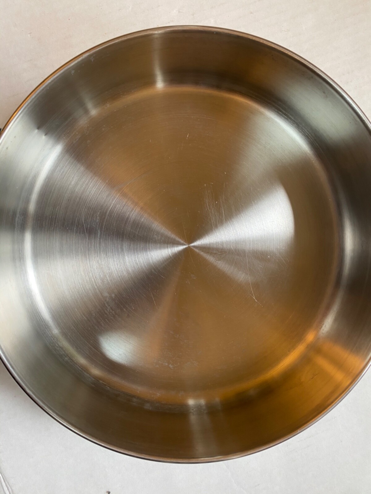 10" Meyer Bella Cuisine Deep Skillet Fry Pan Stainless Steel Raised ...