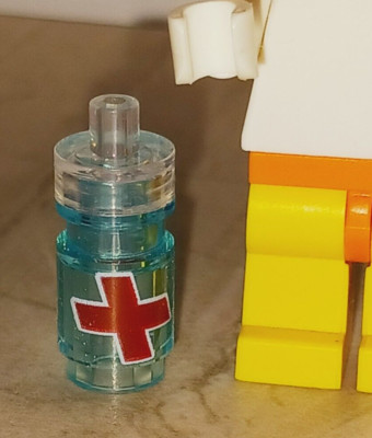 New LEGO Medical Bottle Medicine IV Squeeze Bottle Doctor Nurse ...