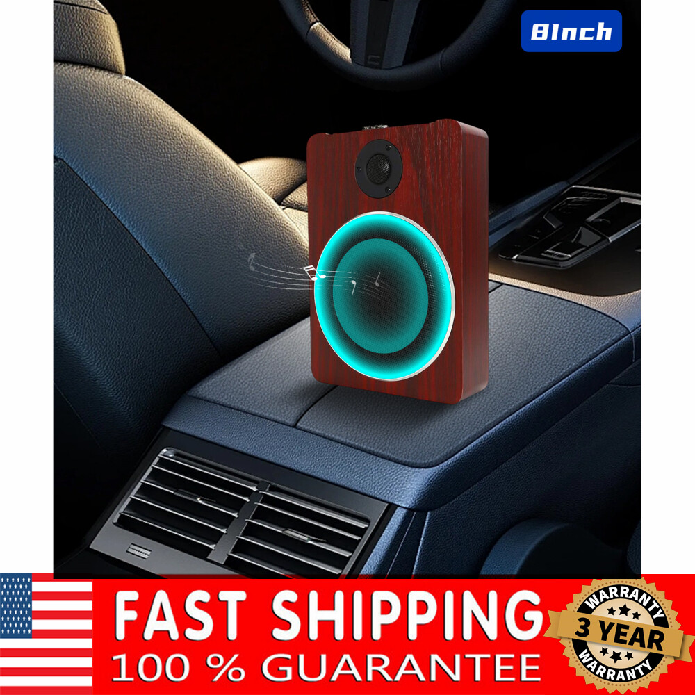 8" Under Seat Powered Subwoofer Active Hideaway Car/Truck Sub With Amp ...