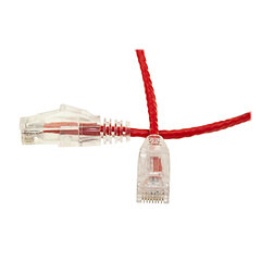 [Pack of 2] Cat6 Red Slim Ethernet Patch Cable, Snagless/Molded Boot ...
