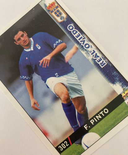 98-99 Las Fichas de La Liga Fabio Pinto Mundicrome 1998-99 Real Oviedo #302 | eBay