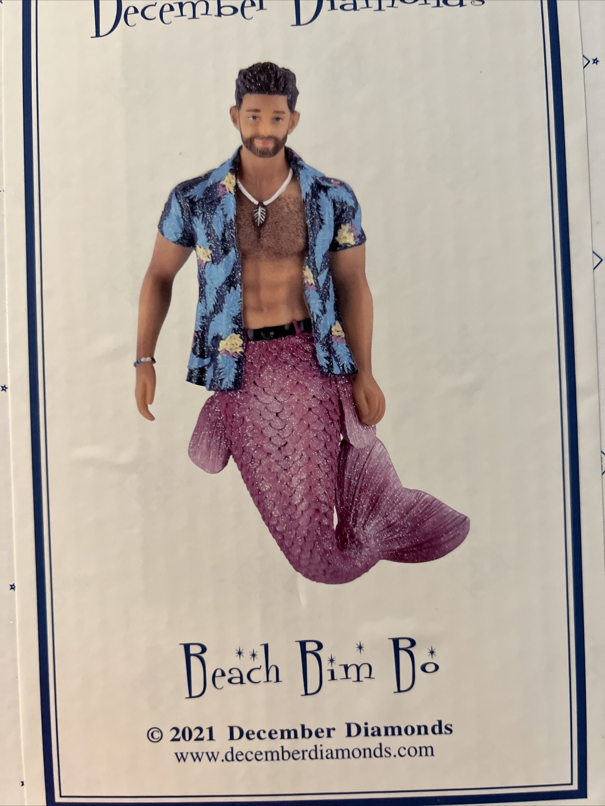 December Diamonds Beach Bim Bo Merman Christmas Tree Ornament 5555154 ...