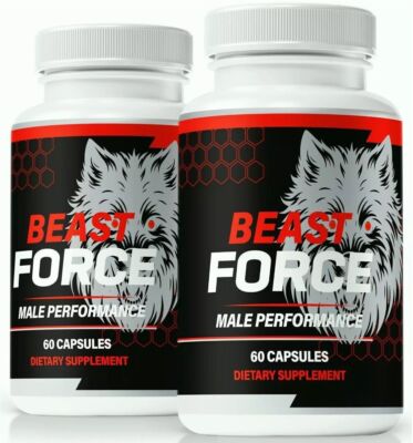 (2 Pack) Beast Force Pills for Men BeastForce for Male Enhancement 60Ct ...