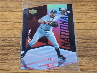 2007 Upper Deck Spectrum Nick Johnson Red Die Cut SP #/99 Nmmt | eBay