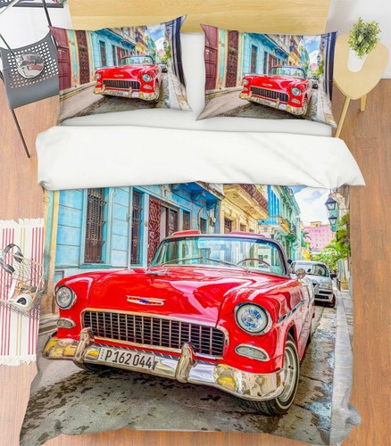 3D Red Car House 1328NA Bed Pillowcases Quilt Cover Duvet Assaf Frank ...