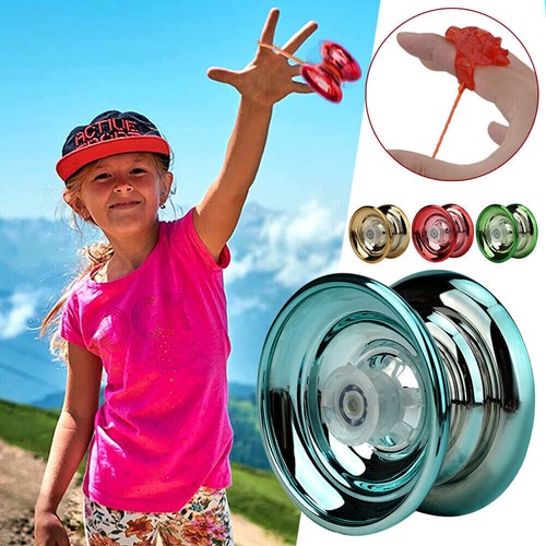Yo-Yo Ball Metal Alloy Speed Yoyo With Ring & Rope Yo-yo Toys Set Kids ...