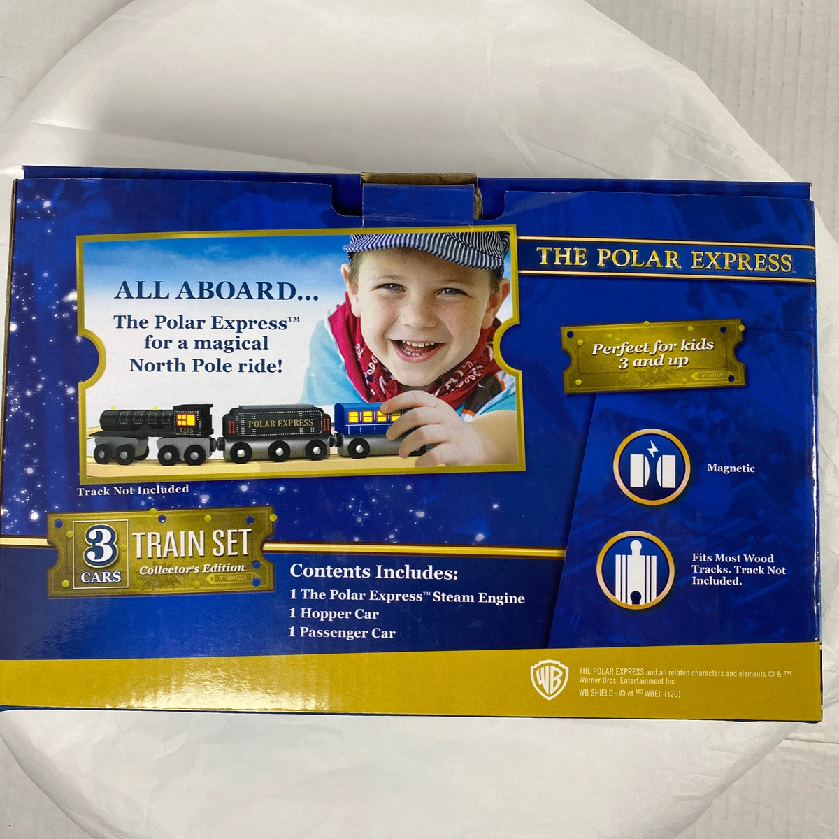 Polar Express Wood Train Set