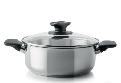 Tupperware Daily Universal Cookware 4.2 Qt / 4 L Stockpot with Glass ...