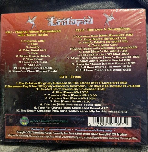 Unitopia - More Than A Dream: The Dream Complete. 3CD set. New And Sealed | eBay