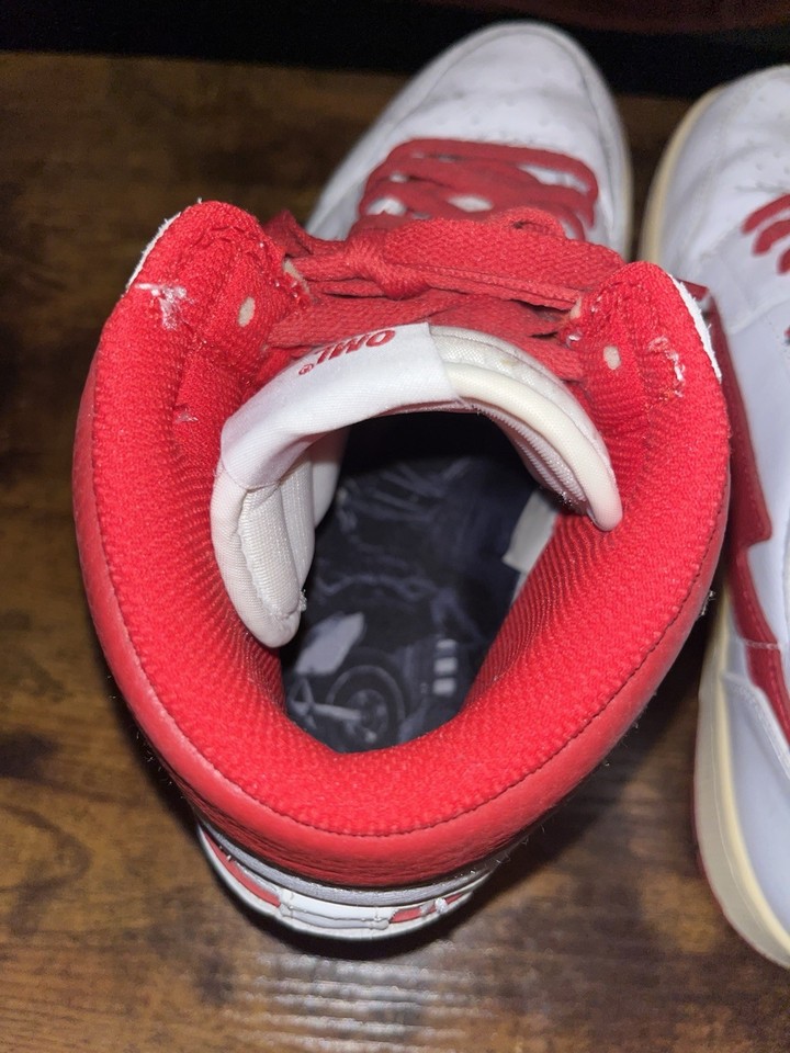 Reloaded OMI Red/White Vintage Retro Sneakers Size 10.5 | eBay