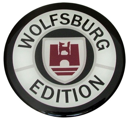 VW WOLFSBURG EDITION Badge Emblem Fender Grill Trunk Hatch GTI MK1 MK2 ...