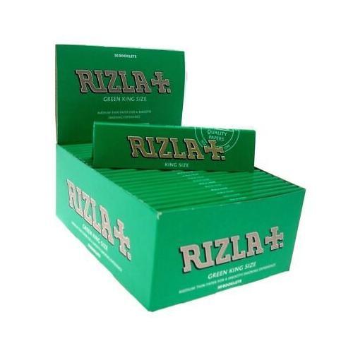 Genuine Rizla Green King Size Slim Rolling Paper Booklets Smoking ...