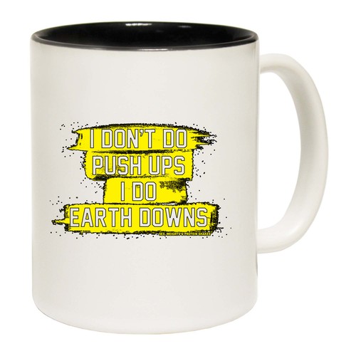 Gym BodyBuilding Swps I Dont Do Push Ups Gift Funny Mugs Novelty Coffee ...
