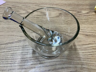 32oz Glass Mortar And Pestle | eBay
