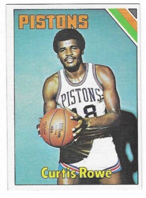 CURTIS ROWE 1975-76 Topps Basketball # 68 Detroit Pistons Ex Plus | eBay