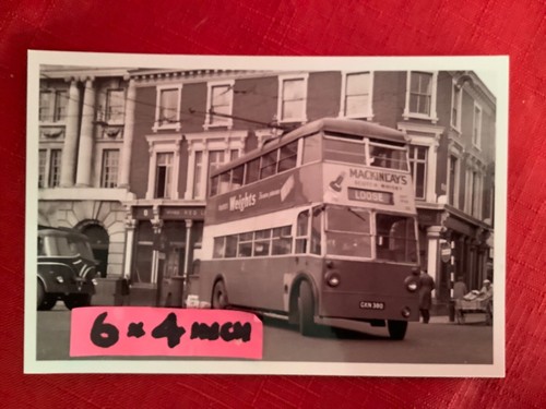 MAIDSTONE TROLLEYBUS PHOTO No55 GKN380 MAIDSTONE HIGH STREET QUEENS ...