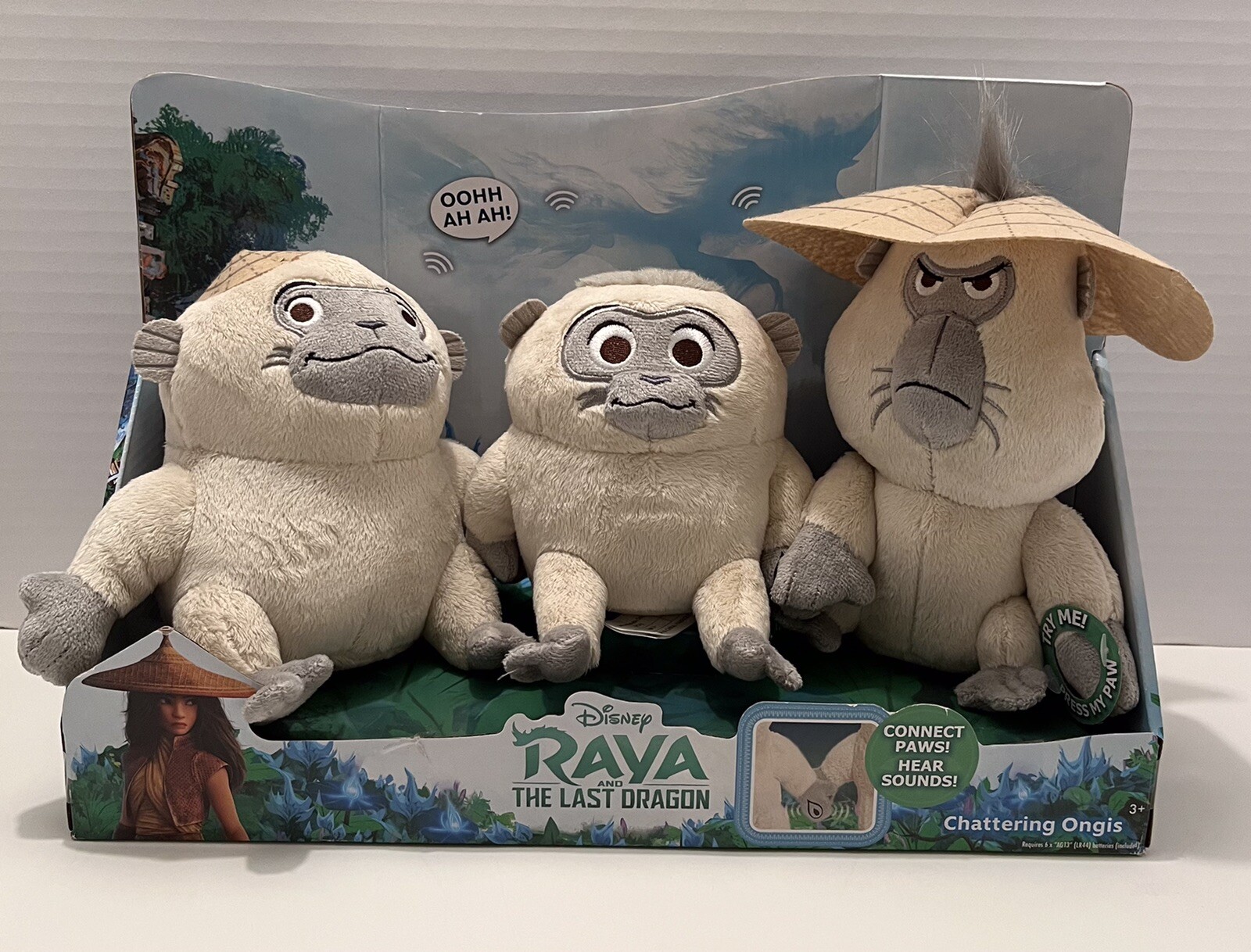 Disney Raya and the Last Dragon Chattering Ongis Plush - 3-Piece Set ...