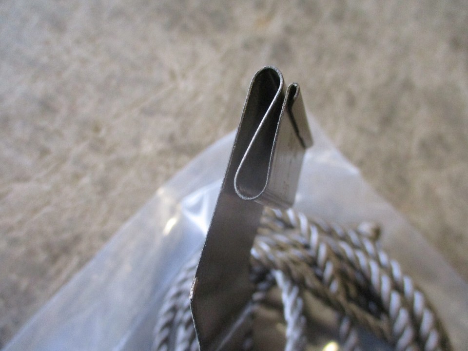 NIW Steel Whip Antenna Tie Down Rope w/Clip, *NOT FOR FIBERGLASS WHIP ...