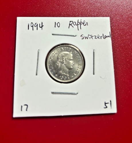 1994 10 RAPPEN SWITZERLAND COIN - NICE WORLD COIN !!! | eBay