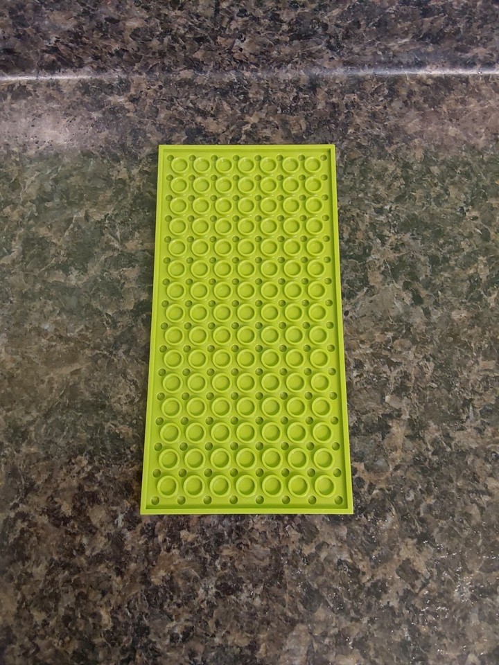 x1 Lego Baseplate Base Plate Moc Building Plate Lime Green 8x16 NEW ...