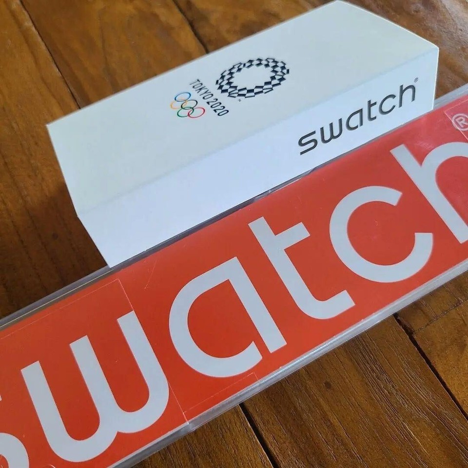 Swatch Tokyo Olympics 2020 Volunteer Limited Watch Navy Blue Japan | eBay