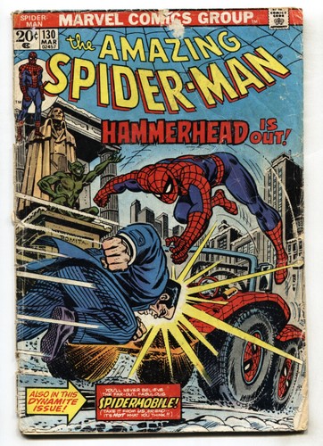 AMAZING SPIDER-MAN #130 -- comic book -- MARVEL COMICS -- HAMMERHEAD | eBay