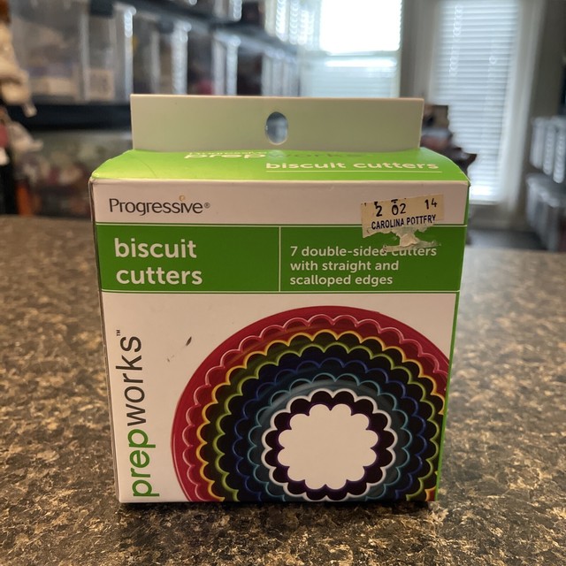 Prepworks by Progressive Biscuit Cutters Set of 7 Cookie Cutter for ...