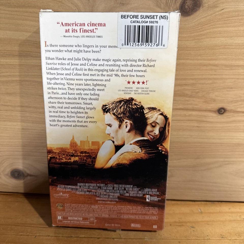 Before Sunset (VHS, 2004) Rare, Late Era * Buy 2 Get 1 Free - Bundle ...