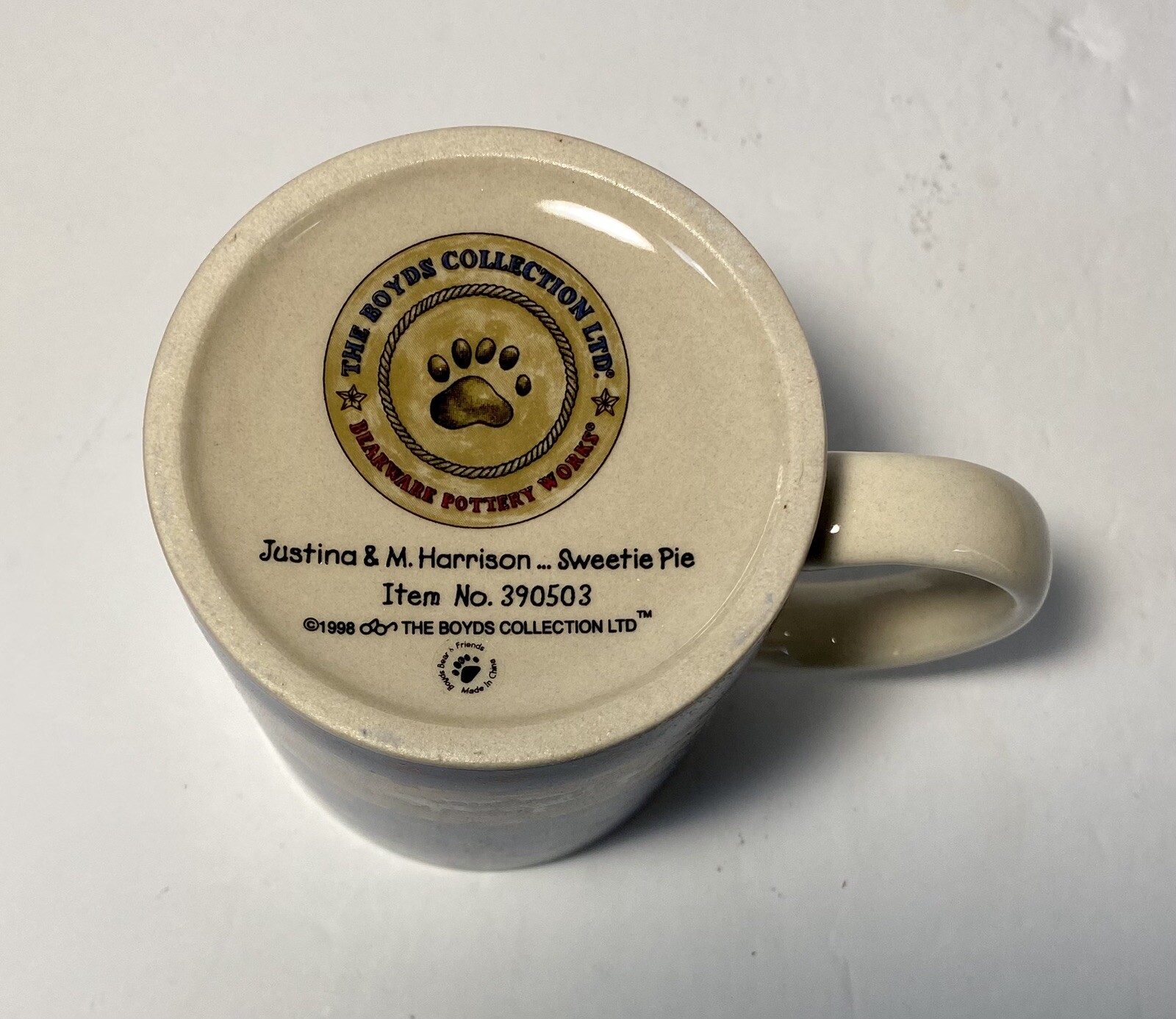 Boyds Bears 4” Mug Sweetie Pies 390503 Harrison Equal Parts Love ...