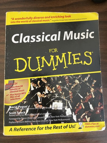 Classical Music for Dummies with CD - Pre-owned | eBay