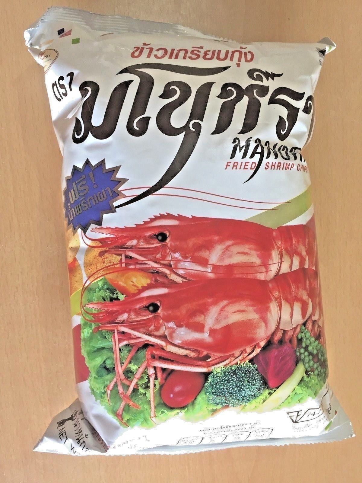 Fried Shrimp Chip Prawn Cracker Snack Crisp Seafood Appetizer Camping ...