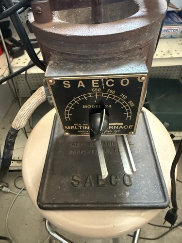 Saeco Model 24 Lead Melting Furnace Smithing Works With Mould Holder On ...