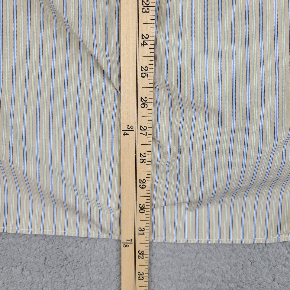 Vintage Troy Shirt Makers Guild Mens Size 15 R Multicolor Button Down ...