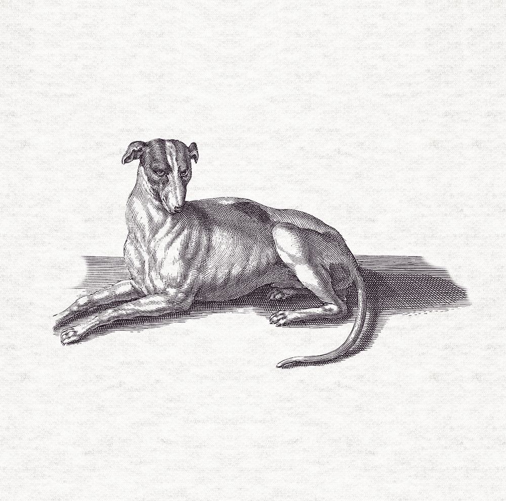 Woodcut -Whippet -Fabric Craft Panels in 100% Cotton or Polyester | eBay UK