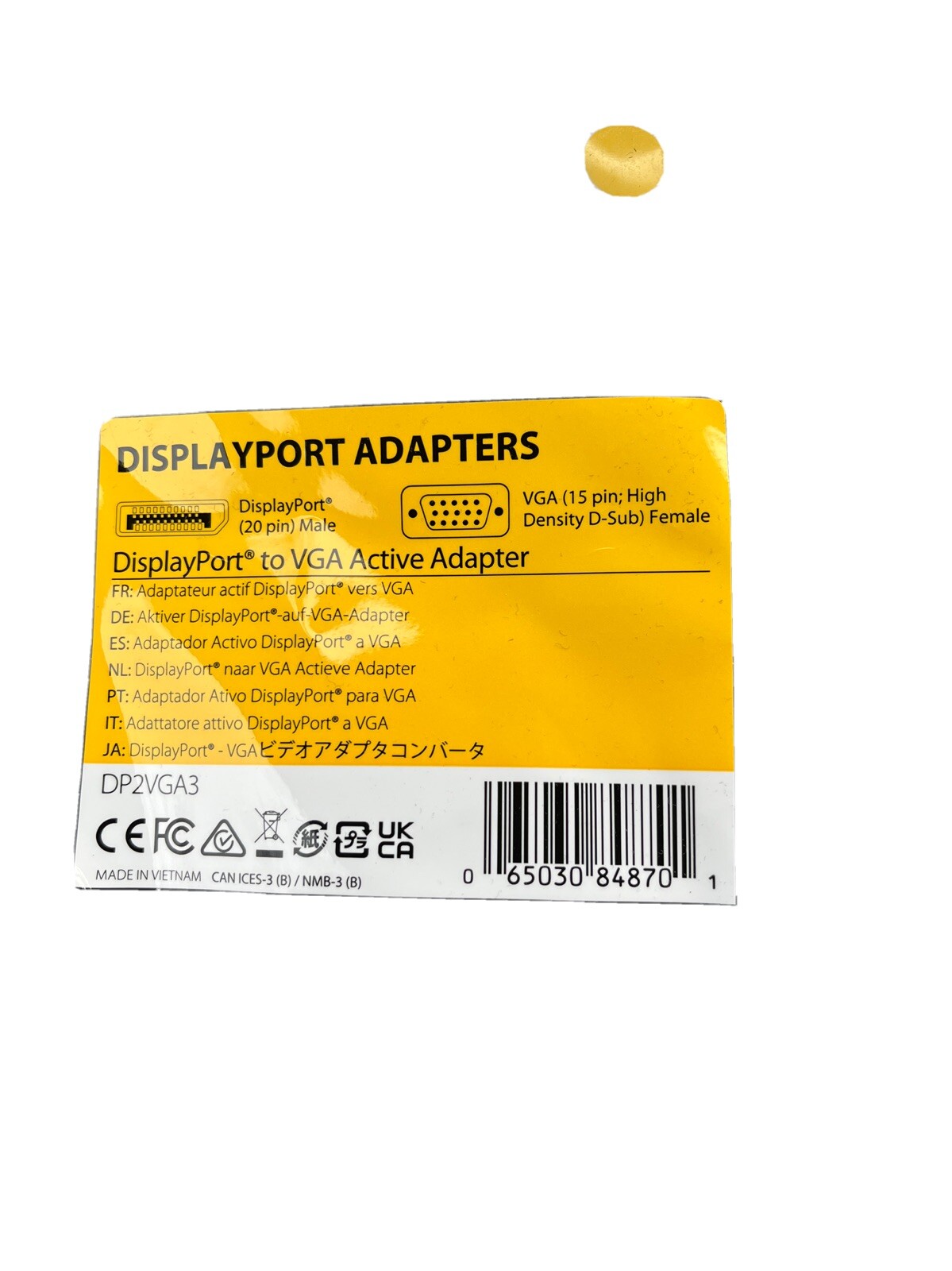 Startech.com Dp2vga Displayport To VGA Adapter | eBay