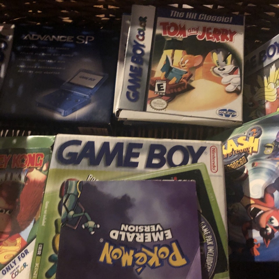 Lot Of Old Game Boy Boxes And Manuals Pokémon Vintage | eBay