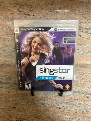 NEW / Sealed: Sony Playstation 3 PS3 SingStar Volume 2 + SingStore w ...
