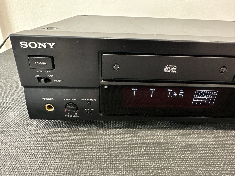 Sony CDP-X222es CD Player Circa 1991 Japan Made ES Series | eBay