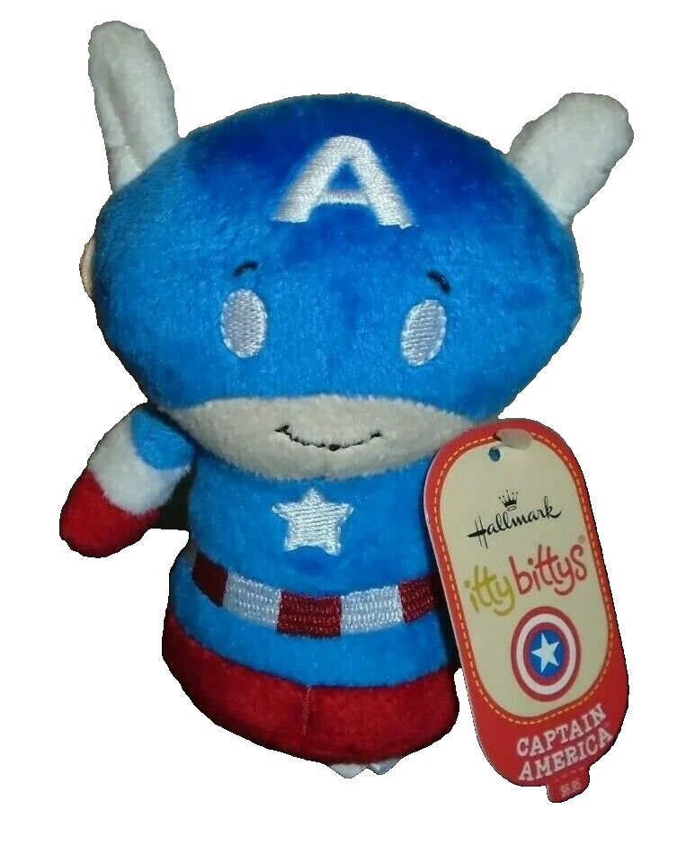 Hallmark Itty Bittys CAPTAIN AMERICA 2014 Version Marvel Avengers NWT ...