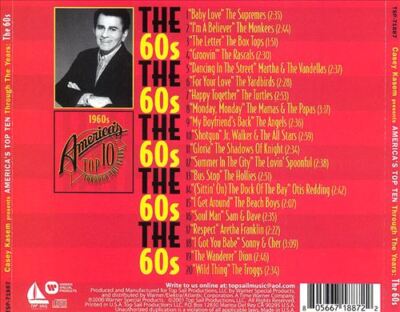 VARIOUS ARTISTS - CASEY KASEM: AMERICA'S TOP 10 THROUGH YEARS - THE 60 ...