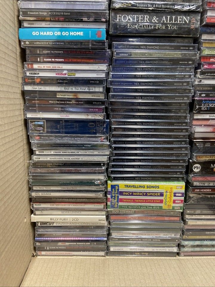 Approx 150x BRAND NEW CD BUNDLE JOBLOT Shania Twain Jimi Hendrix Billy Fury | eBay UK