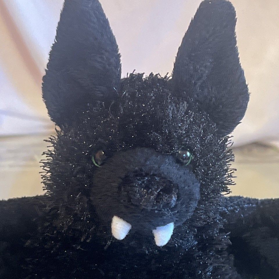 Ganz Webkinz Black Plush Bat stuffed animal. No code Halloween | eBay