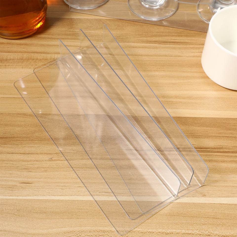 10 Pcs Pvc Shelf Divider Shaped Drawer Dividers for Closet Organization ...
