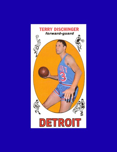 1969-70 Topps Basketball Terry Dischinger #33 - RC - Detroit Pistons ...