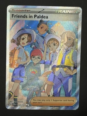Pokemon FRIENDS IN PALDEA 137/131 Prismatic Evolutions RARE FULL ART ...