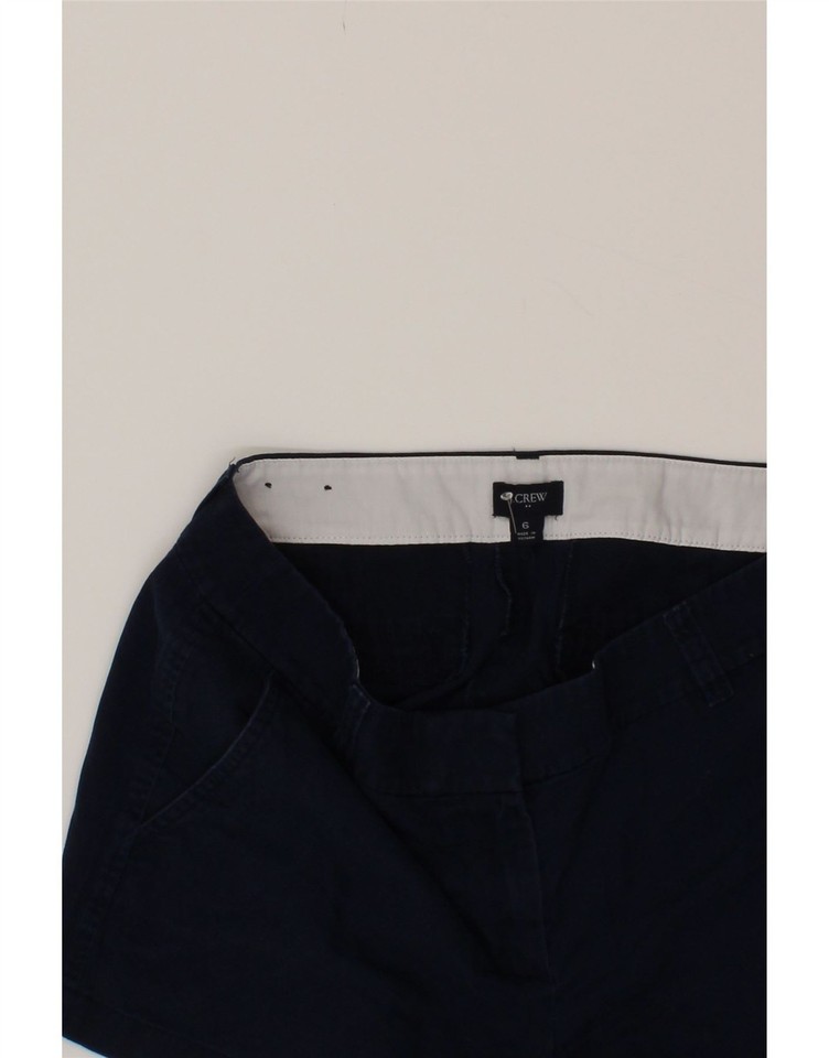 J. CREW Womens Chino Shorts US 6 Medium W30 Navy Blue Cotton CB06 | eBay UK