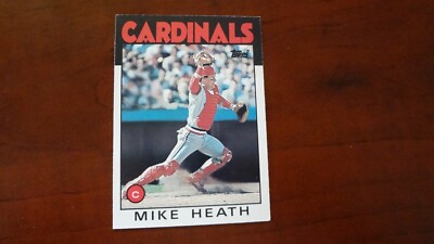 1986 TOPPS # 46T MIKE HEATH BASEBALL CARD | eBay