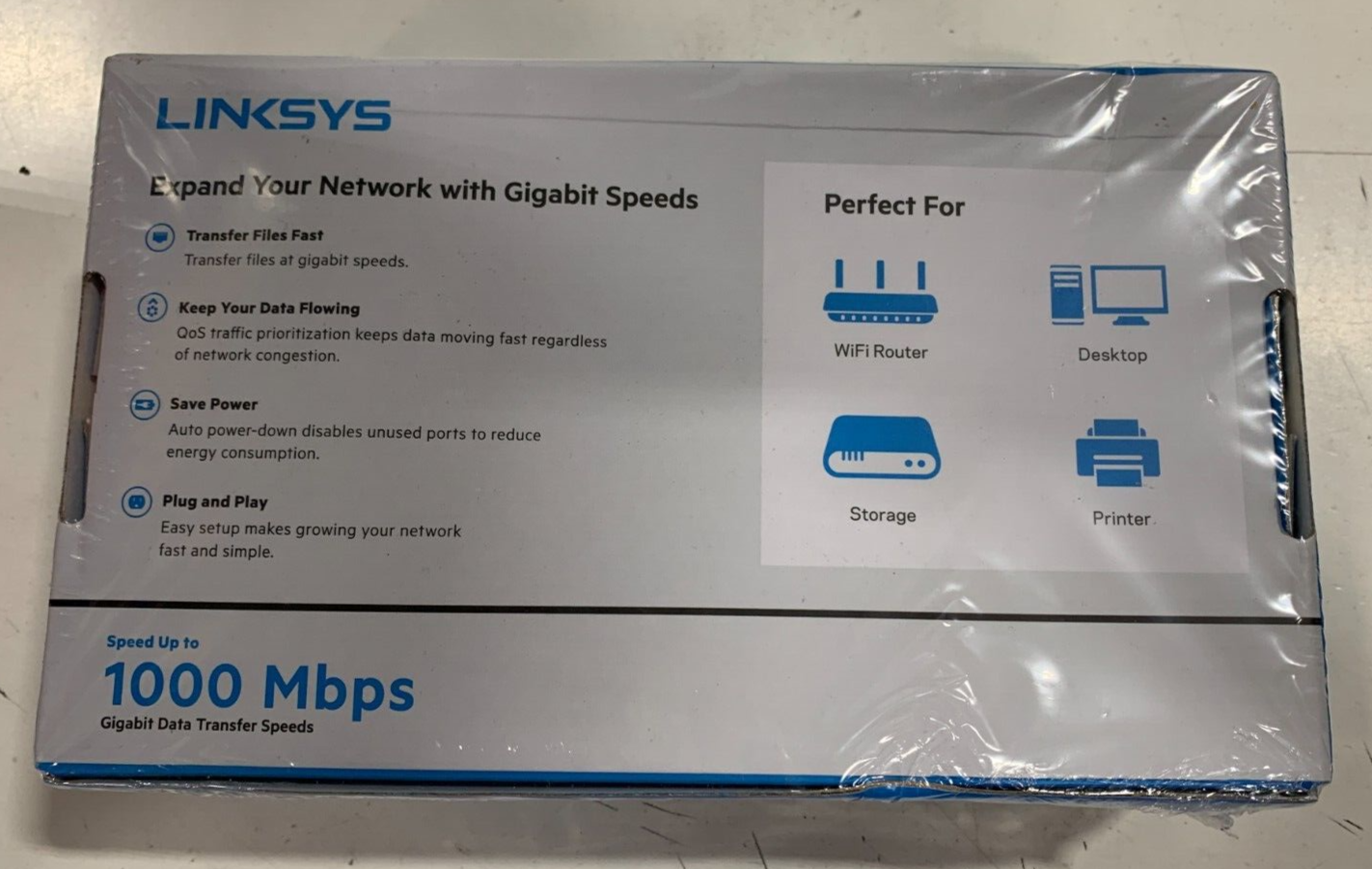 Linksys SE3008 8 Ports Rack Mountable Gigabit Ethernet Switch for sale ...