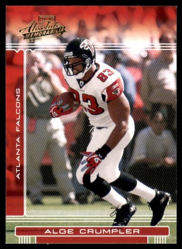 2006 Playoff Absolute Memorabilia Spectrum Red Alge Crumpler Atlanta ...