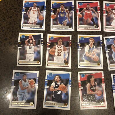 2020 - 2021 Panini Donruss NBA Rated Rookie Base Lot Of 24 | eBay